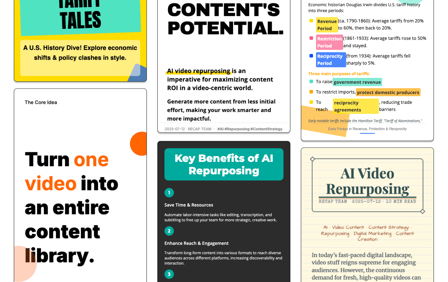 Recap - Transform Your Knowledge Into Viral Authority